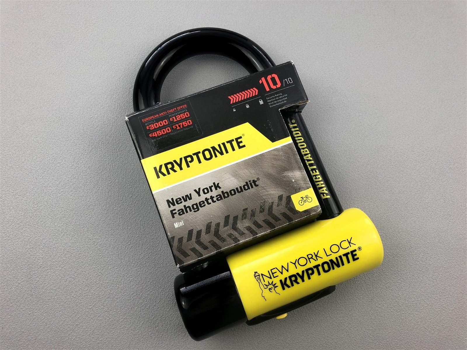 Kryptonite Fahgettaboudit Mini Review | The Best D lock