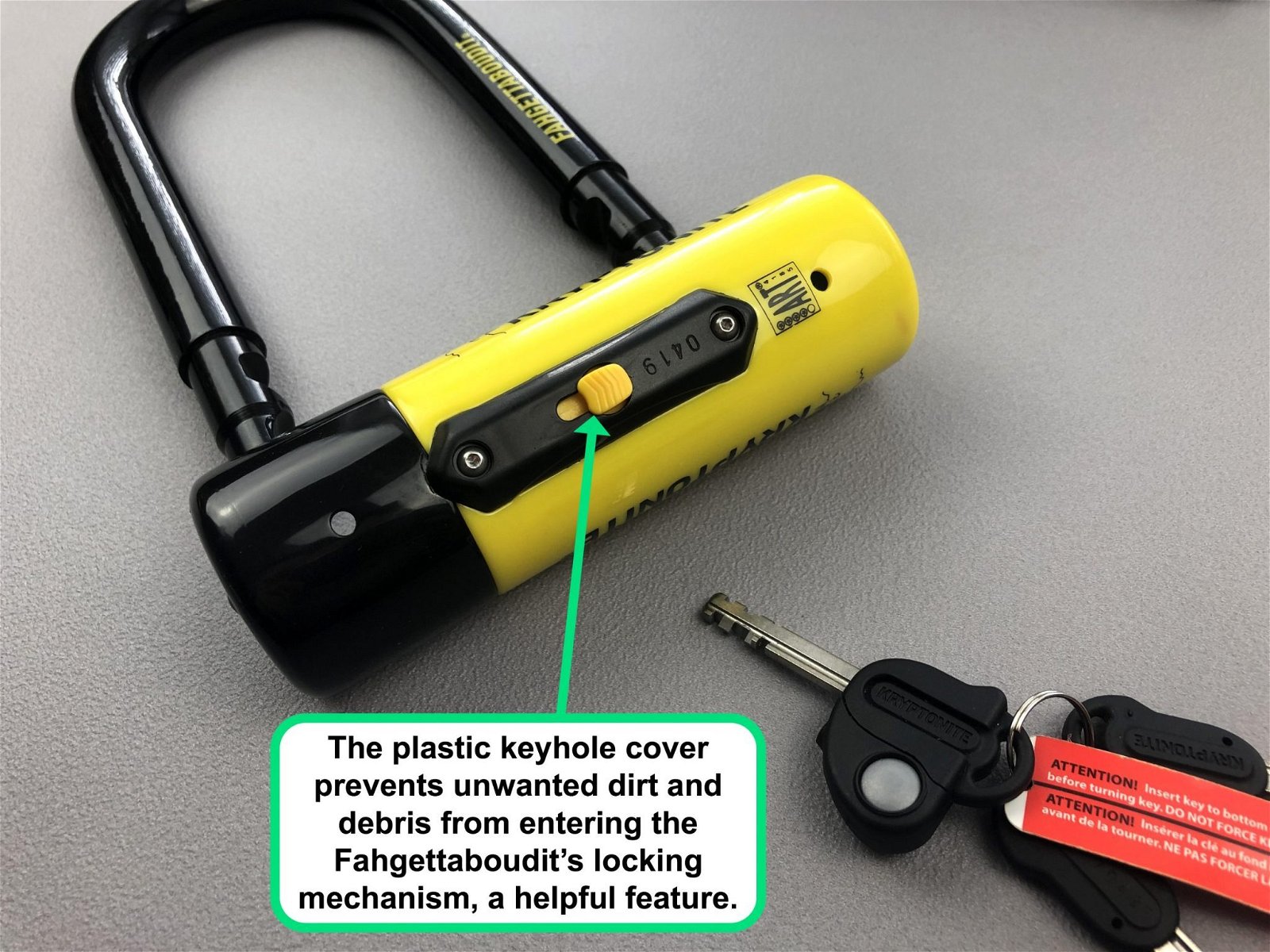 Kryptonite Fahgettaboudit Mini Review | The Best D lock