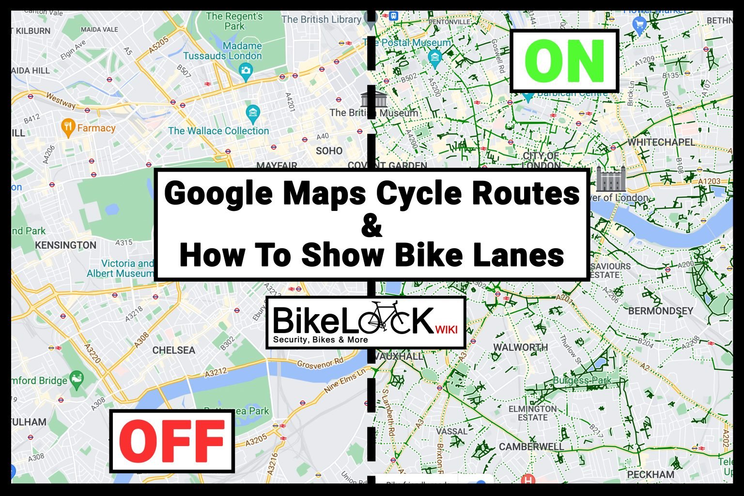Google Maps Cycle Routes | How to Show Bike Lanes on Google